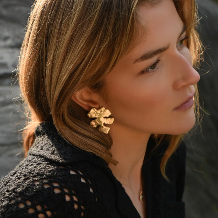 EA-TL-10 Earrings | Adobe by Jess Vargas