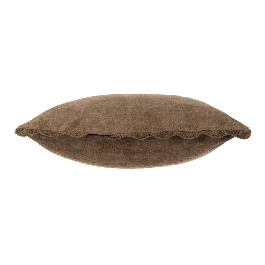 Mink Scalloped Edge Pillow | Adobe by Jess Vargas