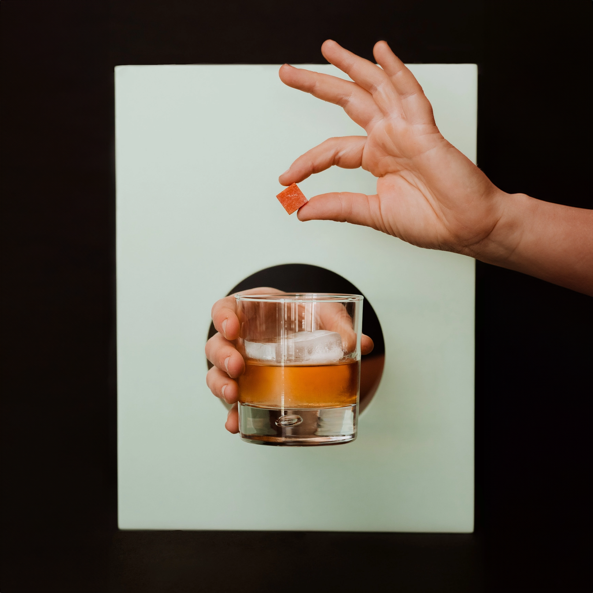 Oaxaca Old Fashioned Bitters Infused Cocktail Cubes | Adobe by Jess Vargas