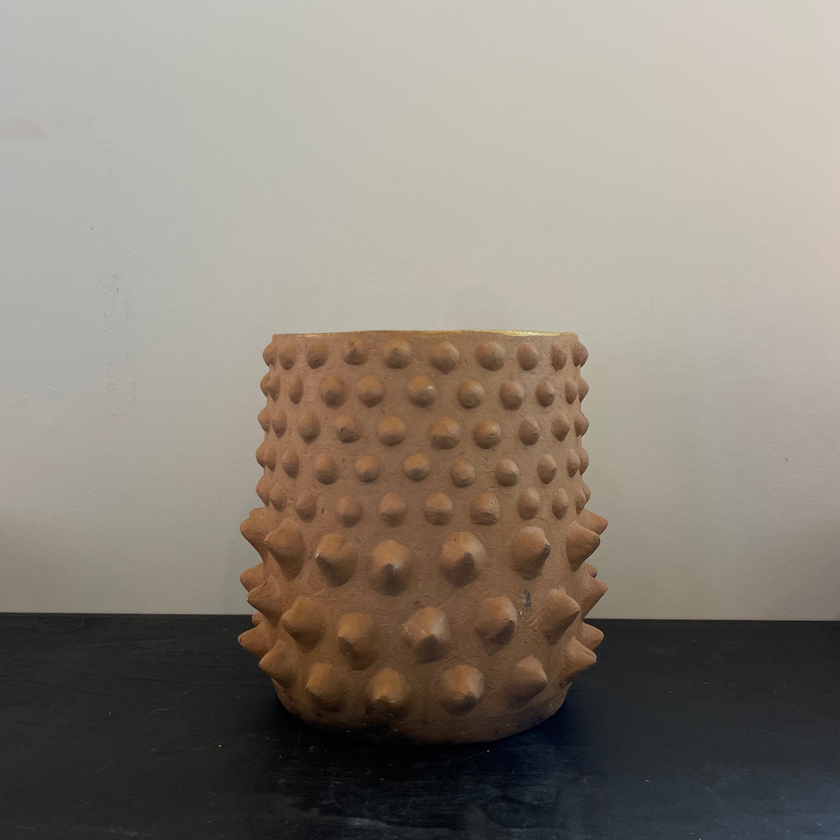 Medium Spike Pot | Adobe by Jess Vargas