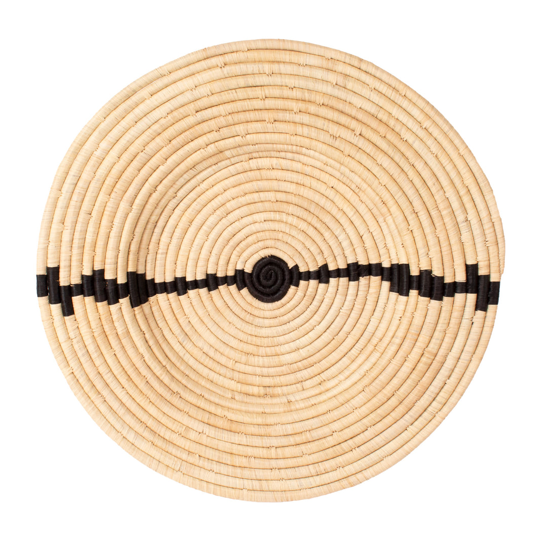 Modern Minimalism Woven Wall Plate 21" | Adobe by Jess Vargas