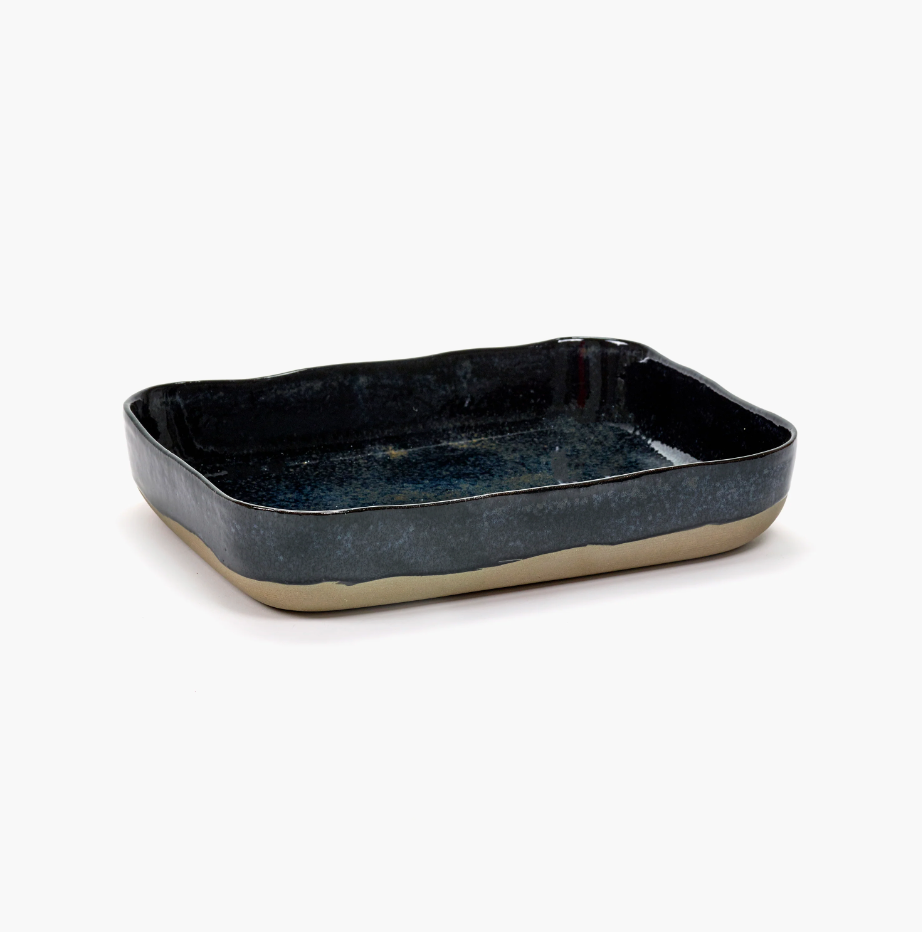 Stoneware Oven Dish N°10 Blue Grey | Adobe by Jess Vargas